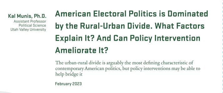 Political polarization and the rural-urban divide - Braver Angels