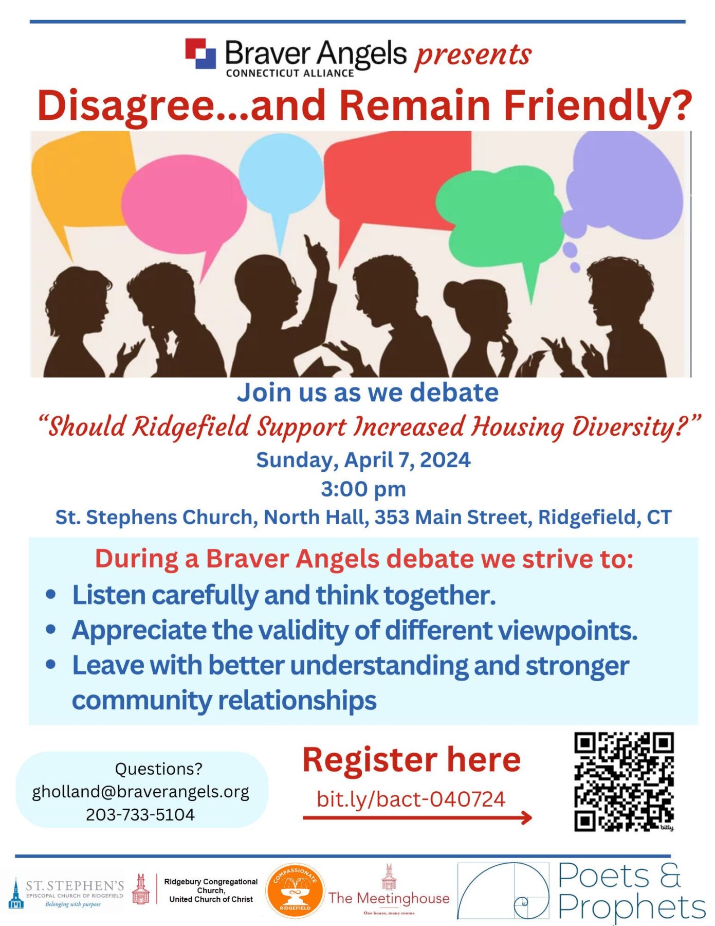 Braver Angels Community Debate: Should Ridgefield support increased ...